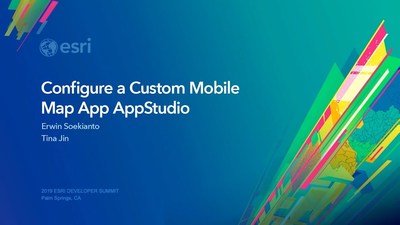 Configure a Custom Mobile Map App AppStudio - Esri Videos: GIS, Events ...