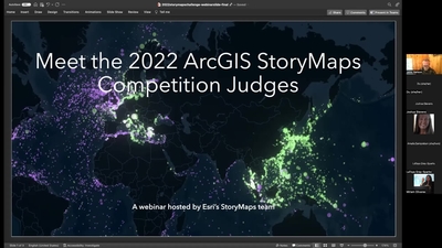 Webinar: Meet the Judges of the 2022 ArcGIS StoryMaps Competition ...