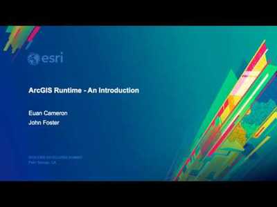 ArcGIS Runtime: An Introduction to the API and Architecture - Esri ...