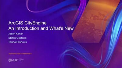 ArcGIS CityEngine: An Introduction and What's New - Esri Videos: GIS ...