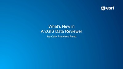 ArcGIS Data Reviewer - What's New in Q2 2021 - Esri Videos: GIS, Events ...