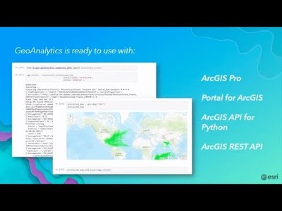 Introduction to GeoAnalytics Server - Esri Videos: GIS, Events, ArcGIS ...