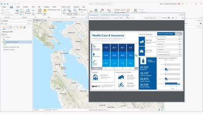 Run infographics in ArcGIS Business Analyst Pro - Esri Videos: GIS ...