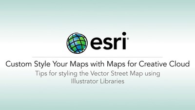 Style Maps in Illustrator Using ArcGIS Maps for Adobe Creative Cloud ...