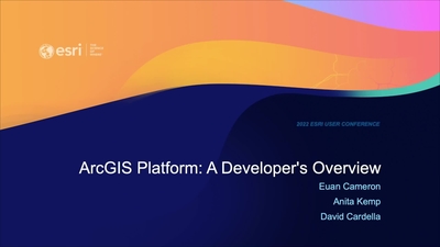 ArcGIS Platform: A Developer's Overview - Esri Videos: GIS, Events ...