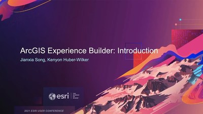 ArcGIS Experience Builder: An Introduction - Esri Videos: GIS, Events ...