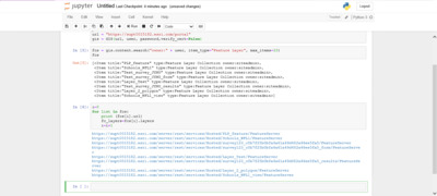 How To: List the hosted items and REST endpoint URLs using ArcGIS API ...