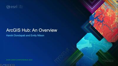 ArcGIS Hub: An Overview - Esri Videos: GIS, Events, ArcGIS Products ...