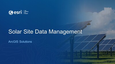 Solar Site Data Management - Esri Videos: GIS, Events, ArcGIS Products ...