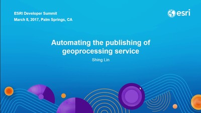 Python: Automating the Publishing of Geoprocessing Services - Esri ...