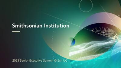 Smithsonian Institution - Esri Videos: GIS, Events, ArcGIS Products ...