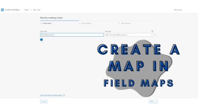 Create a map in ArcGIS Field Maps - Esri Videos: GIS, Events, ArcGIS ...