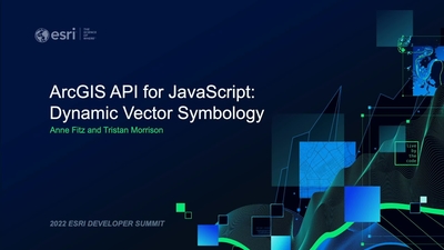 Dynamic Vector Symbology - ArcGIS API for JavaScript - Esri Videos: GIS ...
