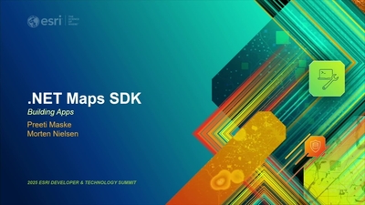 .NET Maps SDK: Building Apps - Esri Videos: GIS, Events, ArcGIS ...
