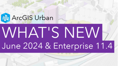 What's New in ArcGIS Urban June 2024 & Enterprise 11.4 - Esri Videos ...