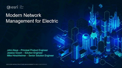 Modern Network Management for Electric - Esri Videos: GIS, Events ...