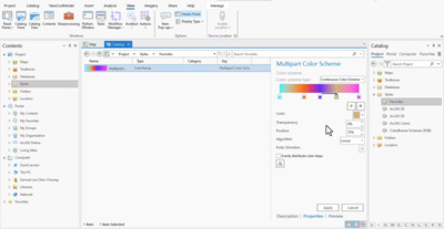 Modify Custom Color Palettes and Color Schemes of Favorites in ArcGIS ...