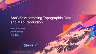 ArcGIS: Automating Topographic Data and Map Production - Esri Videos ...