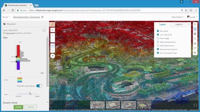Using Point Cloud Scene Layers in a Web Scene - Esri Videos: GIS ...