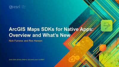 Native Maps SDKs: Overview and What's New - Esri Videos: GIS, Events ...