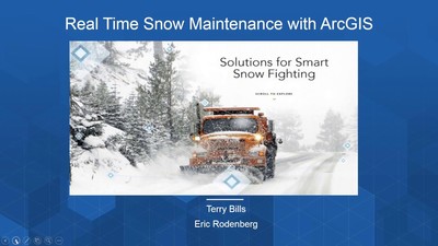 Real-Time Snow Maintenance with ArcGIS - Esri Videos: GIS, Events ...