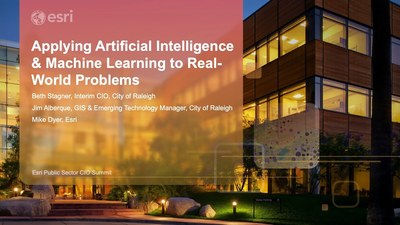 Applying Artificial Intelligence & Machine Learning to Real-World ...