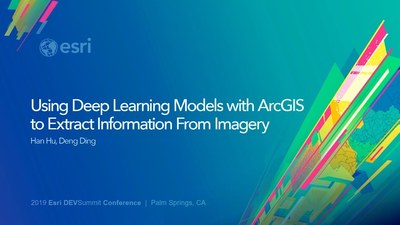 Using Deep Learning Models with ArcGIS to Extract Information from ...