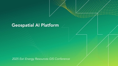 Geospatial AI Platform - Esri Videos: GIS, Events, ArcGIS Products ...