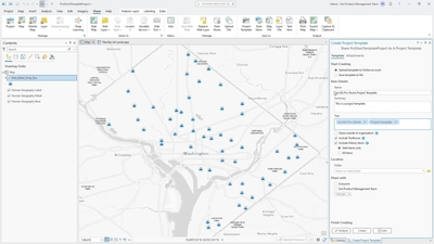 Create a project template in ArcGIS Pro - Esri Videos: GIS, Events ...