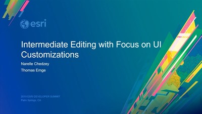 ArcGIS Pro SDK for .NET: Intermediate Editing with Focus on UI ...