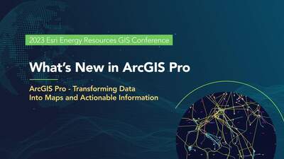What's New in ArcGIS Pro - Esri Videos: GIS, Events, ArcGIS Products ...