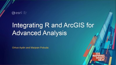 Integrating R and ArcGIS for Advanced Analysis - Esri Videos: GIS ...