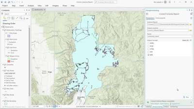 Convert Schema Report geoprocessing tool in ArcGIS Pro - Esri Videos ...