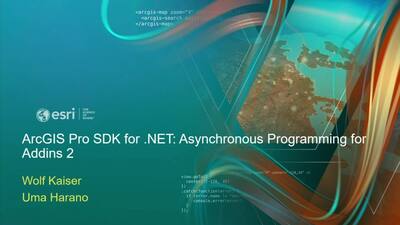 ArcGIS Pro SDK for .NET: Asynchronous Programming for Addins 2 - Esri ...