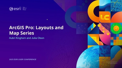 ArcGIS Pro: Layouts and Map Series - Esri Videos: GIS, Events, ArcGIS ...