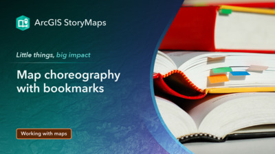 Map choreography with bookmarks - Esri Videos: GIS, Events, ArcGIS ...