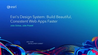 Esri's Design System: Build Beautiful, Consistent Web Apps Faster ...