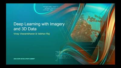 Deep Learning with Imagery and 3D Data - Esri Videos: GIS, Events ...
