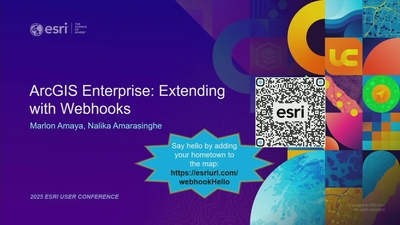 ArcGIS Enterprise: Extending with Webhooks - Esri Videos: GIS, Events ...