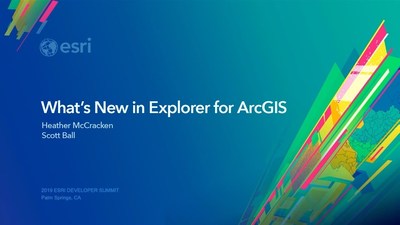 What's New in Explorer for ArcGIS - Esri Videos: GIS, Events, ArcGIS ...