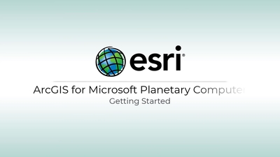 Getting Started with ArcGIS for Microsoft Planetary Computer - Esri ...