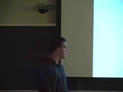 Andrew Durgan at HHMI 2009 - OSU MediaSpace