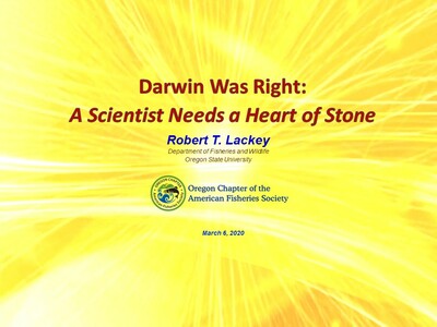 Darwin Was Right: A Scientist Needs a Heart of Stone - OSU MediaSpace