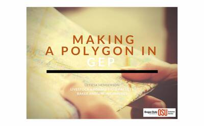 Make a Polygon in GEP - OSU MediaSpace