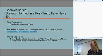 Alternative Facts with Peter Laufer - OSU MediaSpace