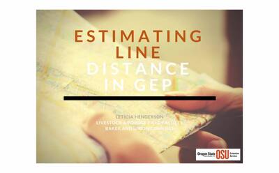 Estimating Line Distance - OSU MediaSpace