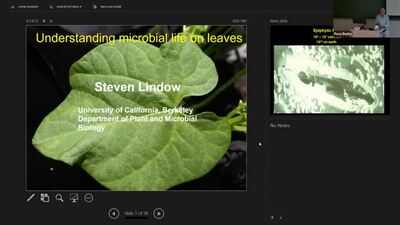 BPP Seminar Fall 2023: Steve Lindow - OSU MediaSpace
