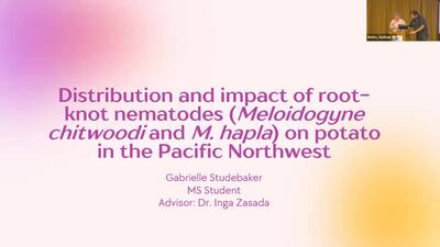 Gabrielle (Gabby) Studebaker - "Distribution and impact of root-knot ...