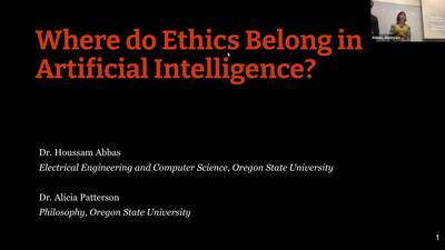AI Seminar 86: Houssam Abbas and Alicia Patterson - OSU MediaSpace