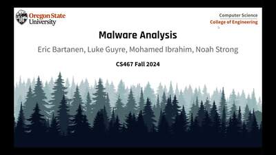 cs467-malware-analysis-report-1 - OSU MediaSpace